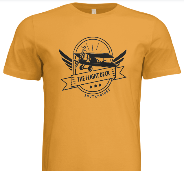 Gold Logo Tee for SGSL Fans | The Flight Deck at Southbridge Municipal ... Gold Logo Tee for SGSL Fans | The Flight Deck at Southbridge Municipal ...